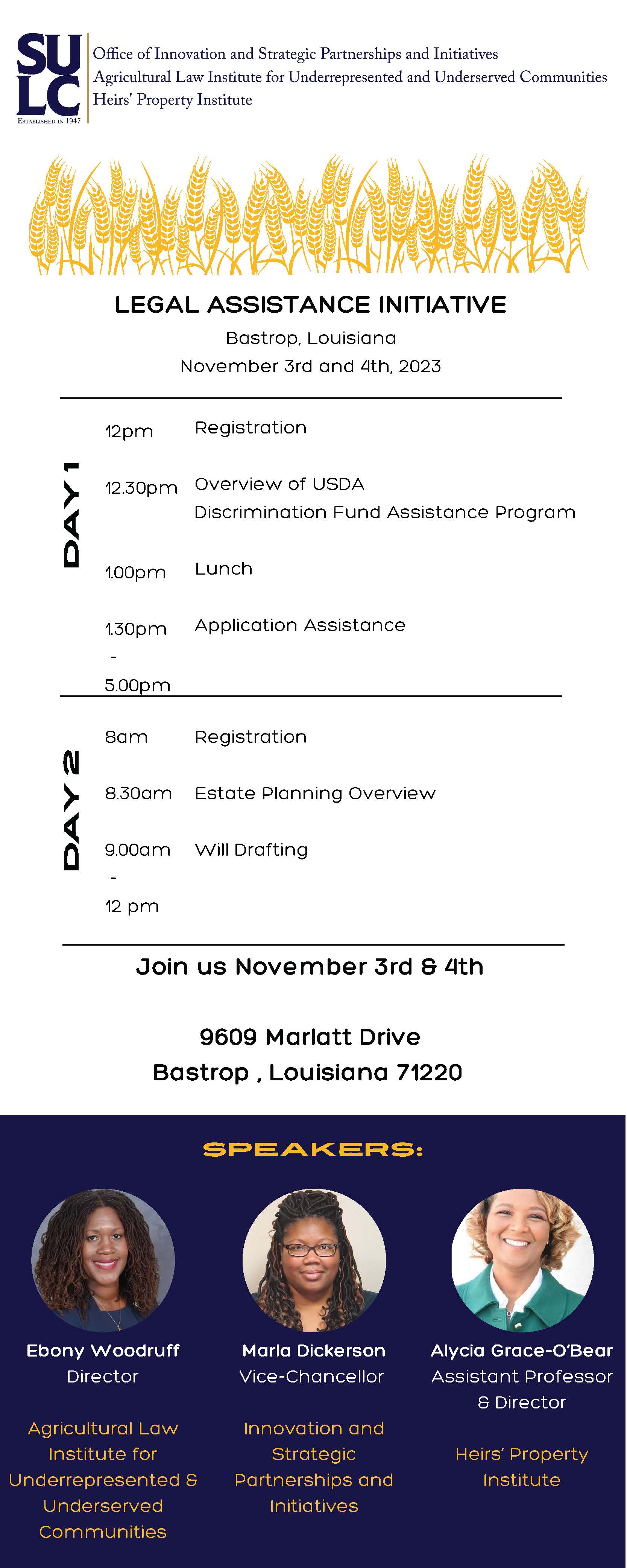 SULC Legal Assistance Initiative - Southern University Law Center